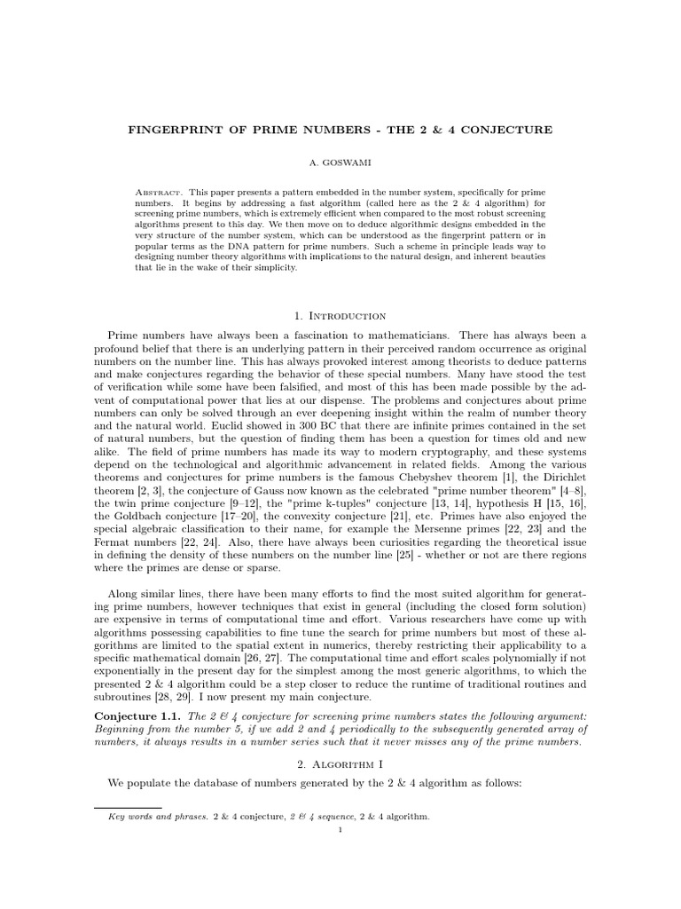 Prime Numbers | Download Free PDF | Prime Number | Multiplication