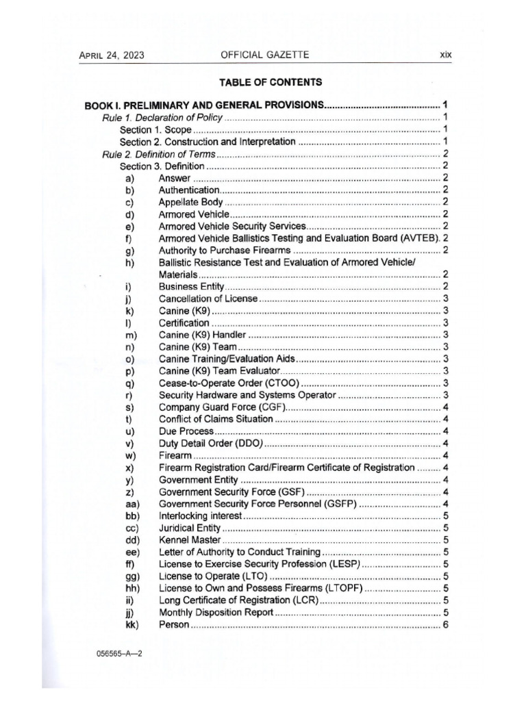 Irr of The Ra 11917 Gazette Version | PDF
