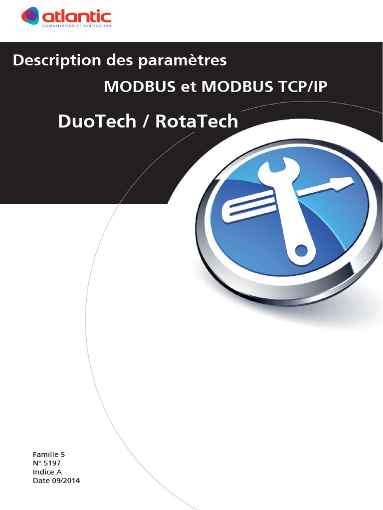 CTA Atlantic - Prametres-Modbus-Duotech-Rotatech-Atlantic | PDF