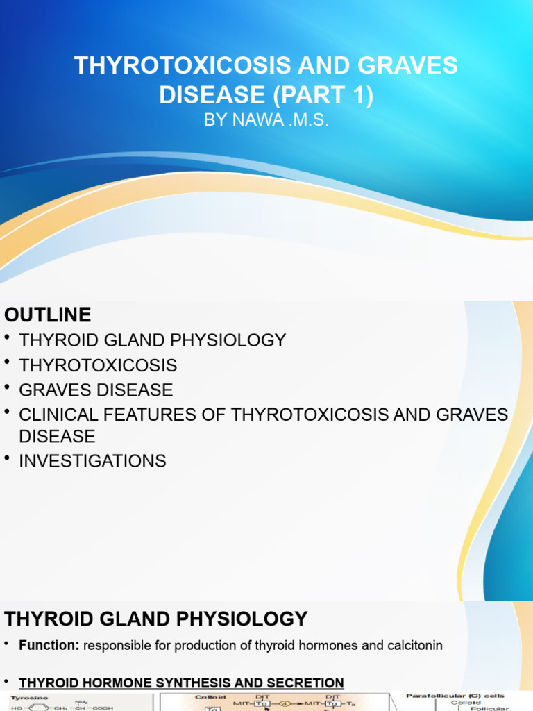 Thyrotoxicosis and Graves Disease | PDF | Thyroid Stimulating Hormone ...