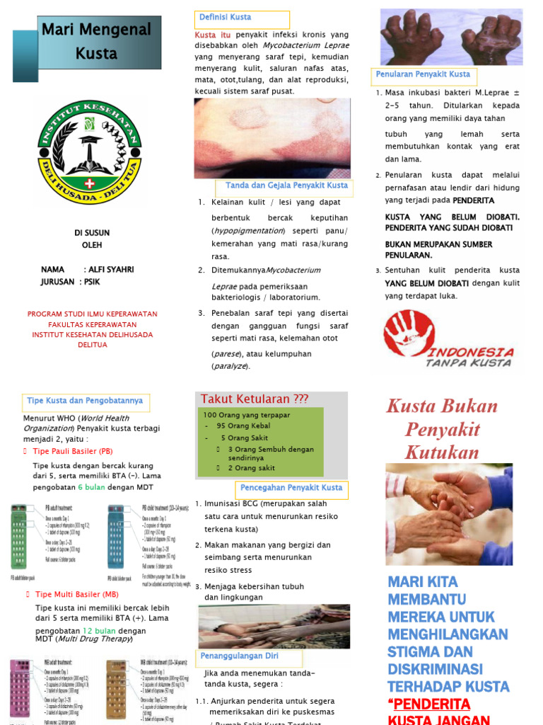 Leaflet Kusta | PDF
