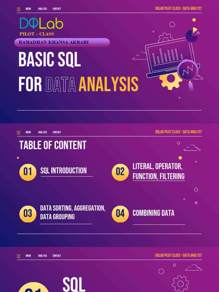 Portfolio - Ramadhan Khansa Akbari | PDF | Sql | Information Science