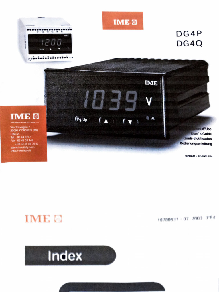 Ime RM3C User Guide | PDF | Menu (Computing) | Relay