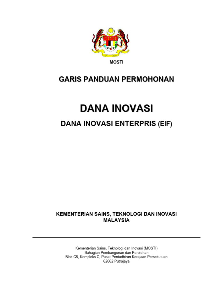 Garis Panduan EIF-BM-V6 | PDF