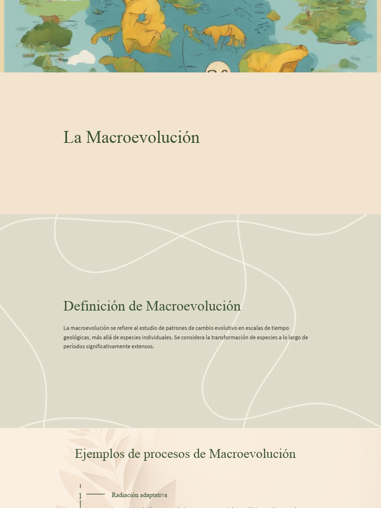 La-Macroevolucion Actualiz | PDF | Evolución | Adaptación