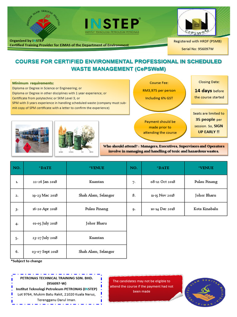 Cepswam Brochure 2018 Instep | PDF | Indemnity | Receipt