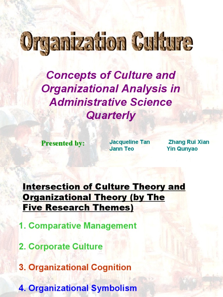 S04a - Analysis in Administrative Science Quarterly | PDF | System ...