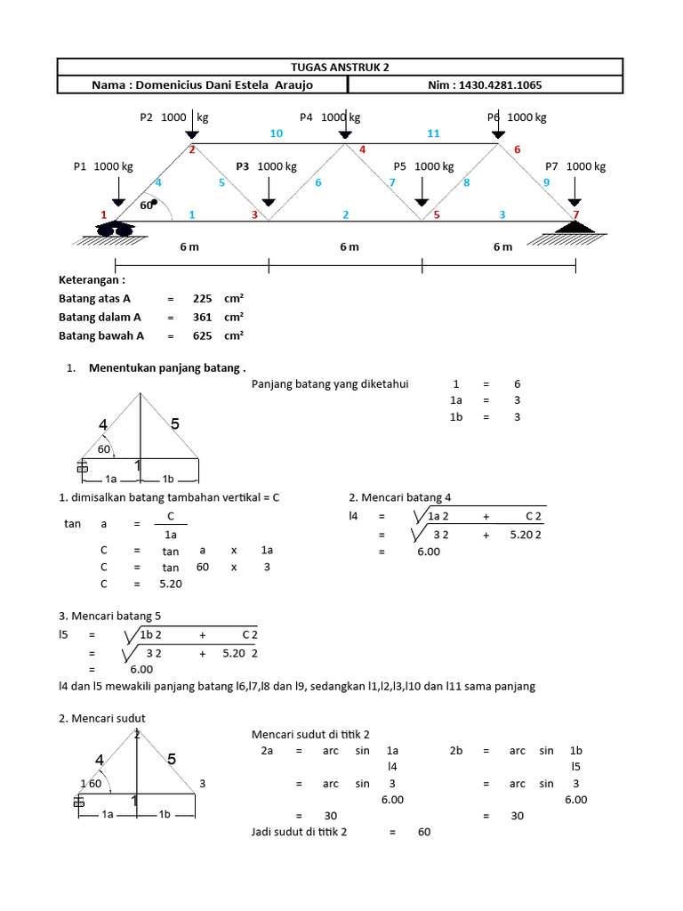 Tugas Besar Anstruk | PDF
