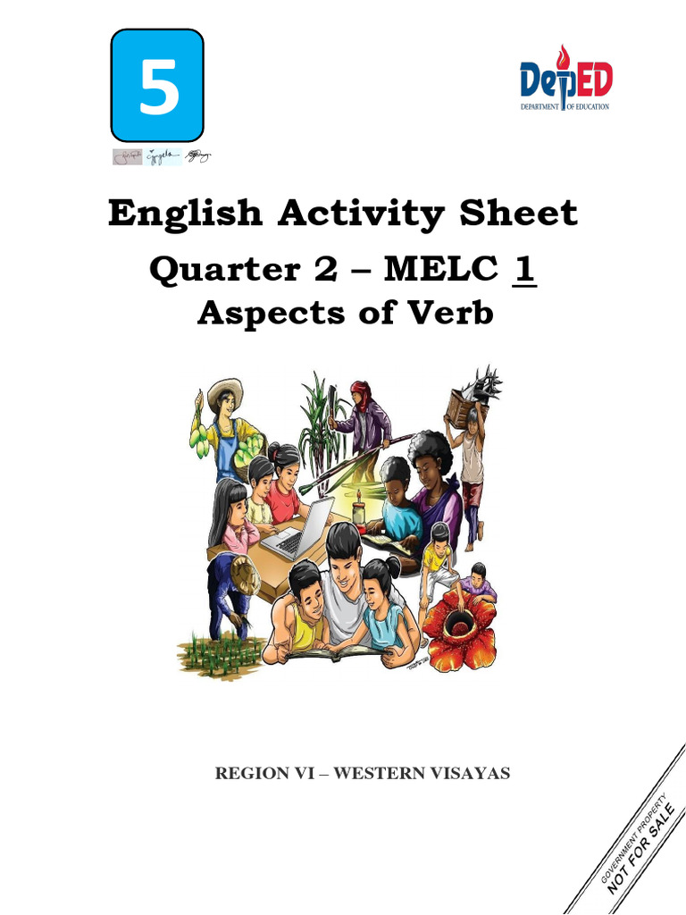 Las Eng5 q2 Melc1 w1 Aspects of Verb | PDF