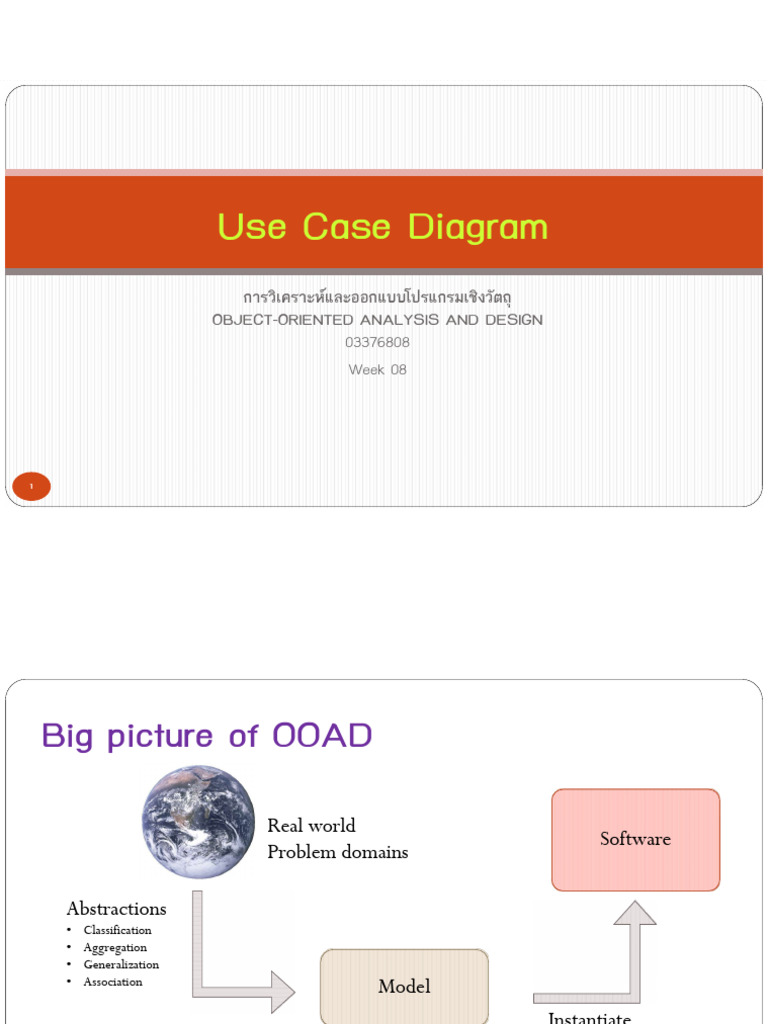 W08 Use Case Diagram | PDF