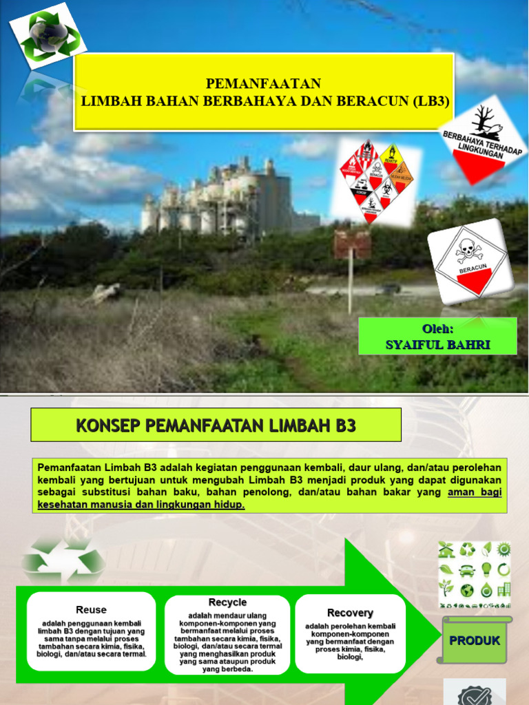 Pemanfaatan Limbah B3-Rev-Okt 2022 | PDF