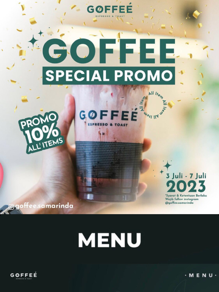 Goffee's Menu | PDF
