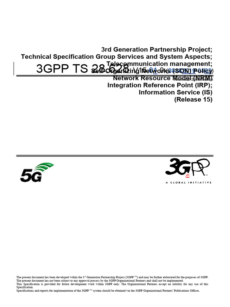 3GPP TS 28.628: Technical Specification | PDF