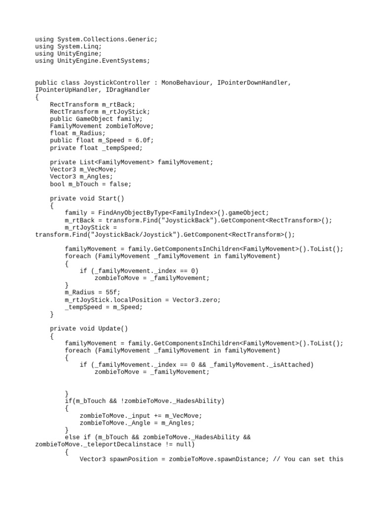Joystick Controller | PDF | Rotation | Euclid