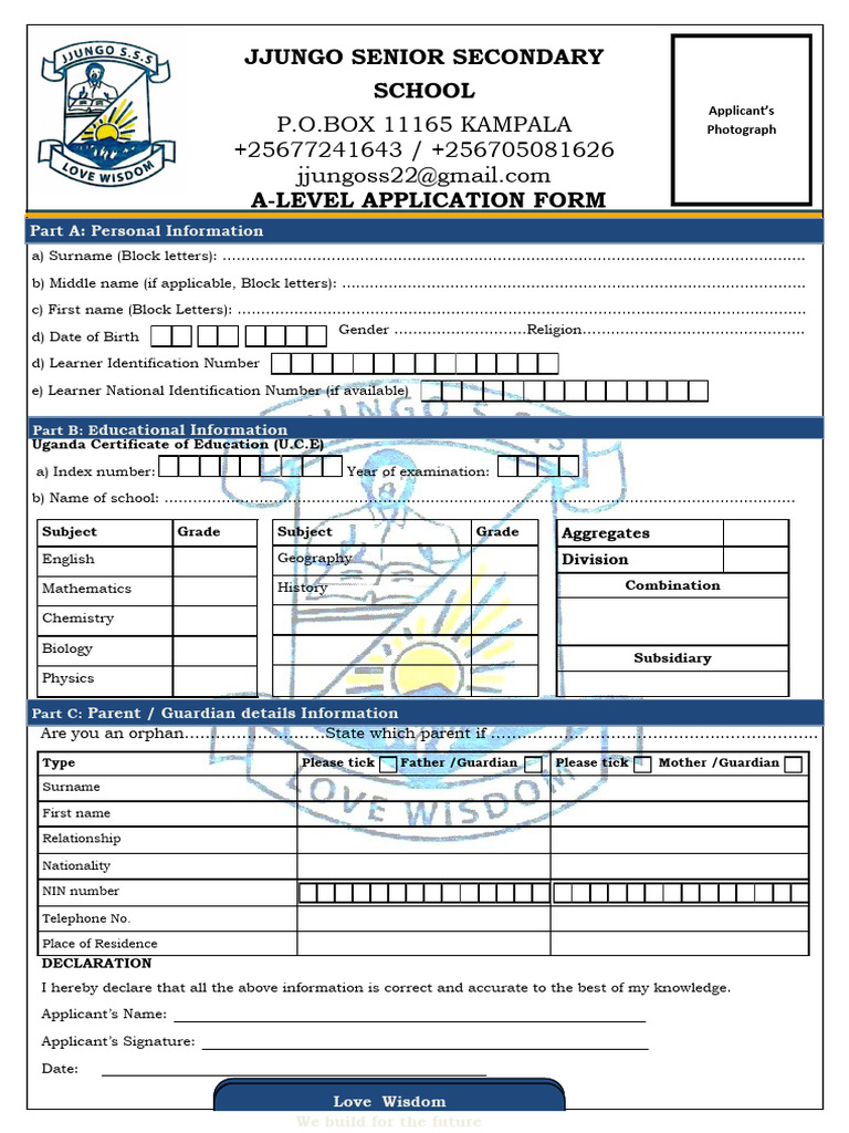 A Level Application | PDF