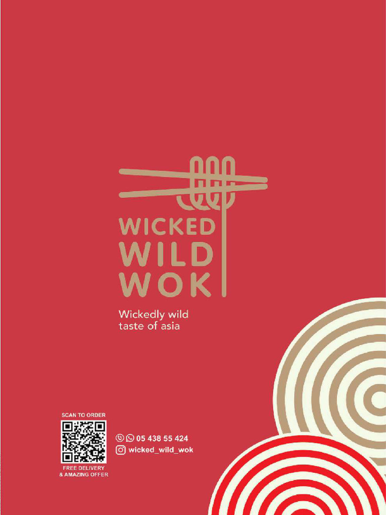 Wicked Wild Wok - Menu | PDF