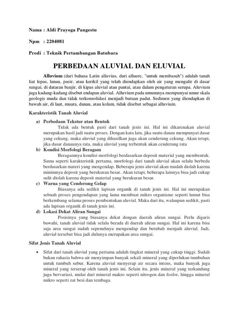 RESUME_ALDI PRAYOGA PANGESTU_2204081_TEKNIK PERTAMBANGAN BATUBARA III C | PDF