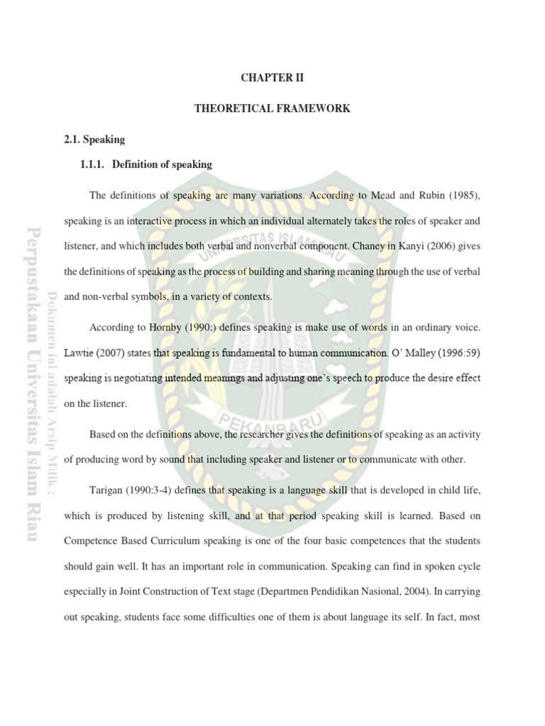 Theory Speaking | PDF | Educational Assessment | Learning