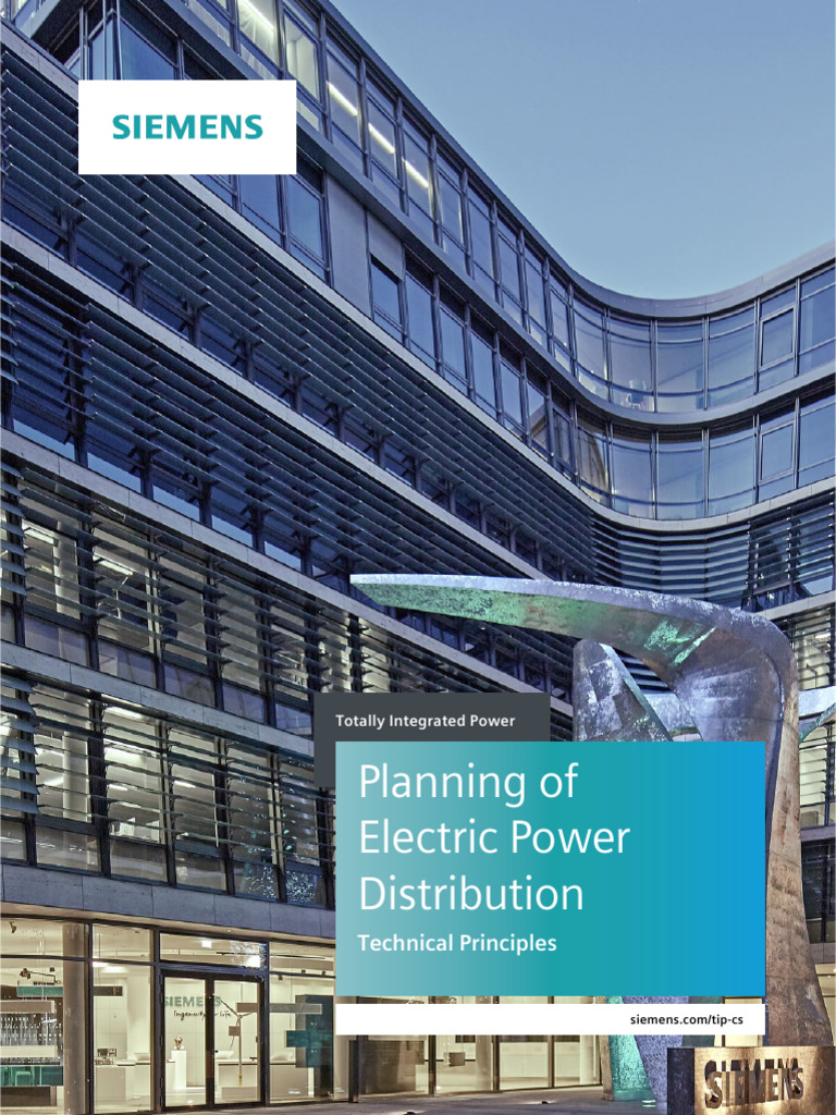 SIEMENS Planning of Electric Power Distribution Technical Principles ...