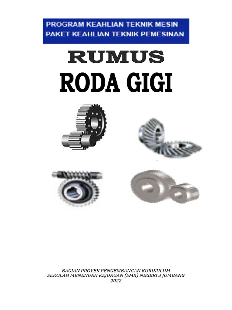 00-Rumus-Rumus Roda Gigi | PDF