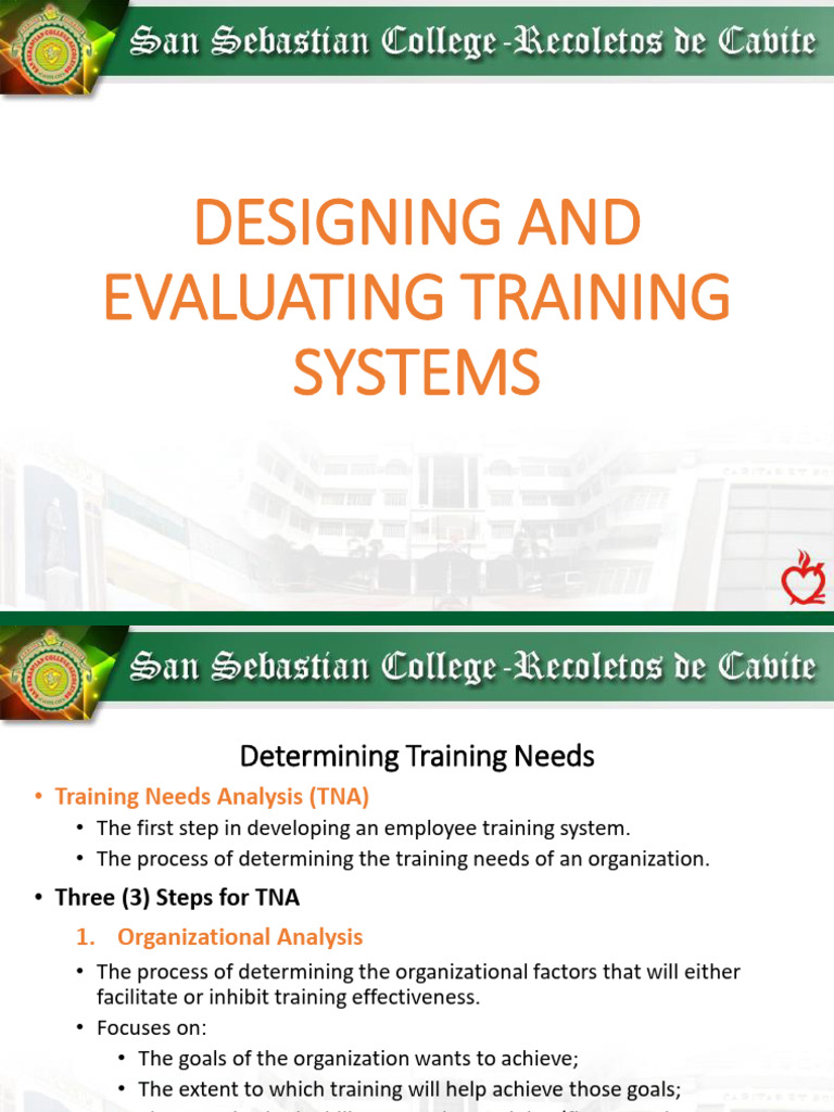 Designing Ang Evaluating Training Systems | PDF