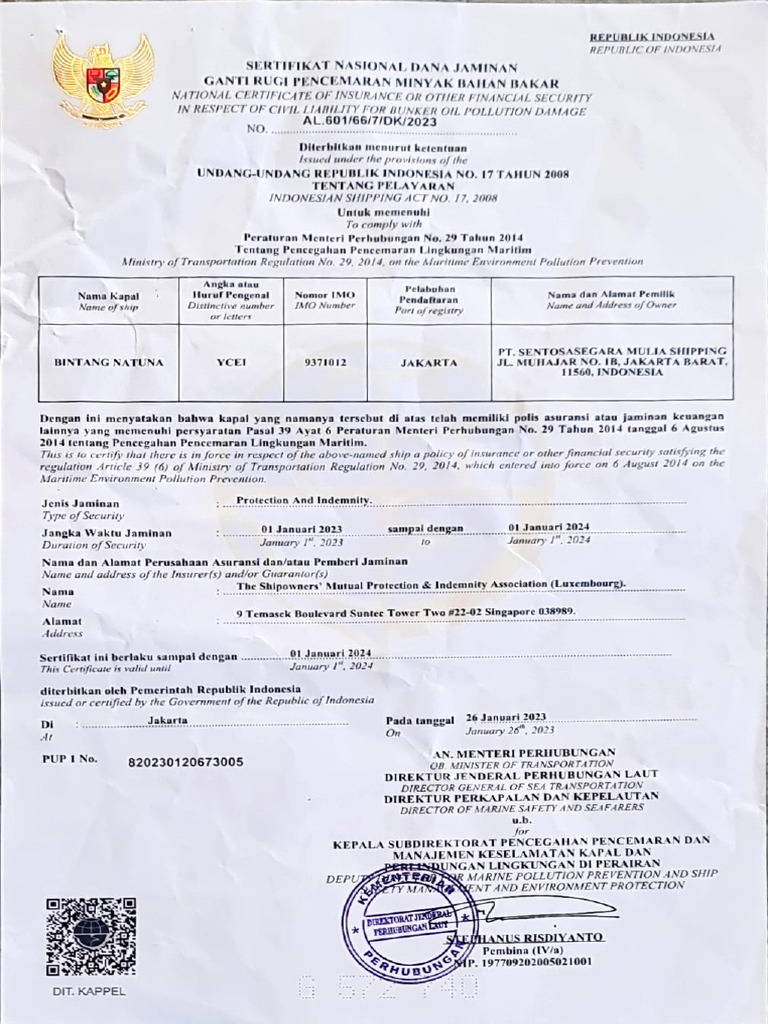 CLC Bunker - 01 Jan 2024 | PDF