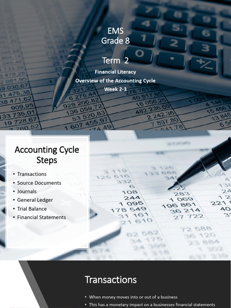 Overview of the Accounting Cycle | PDF