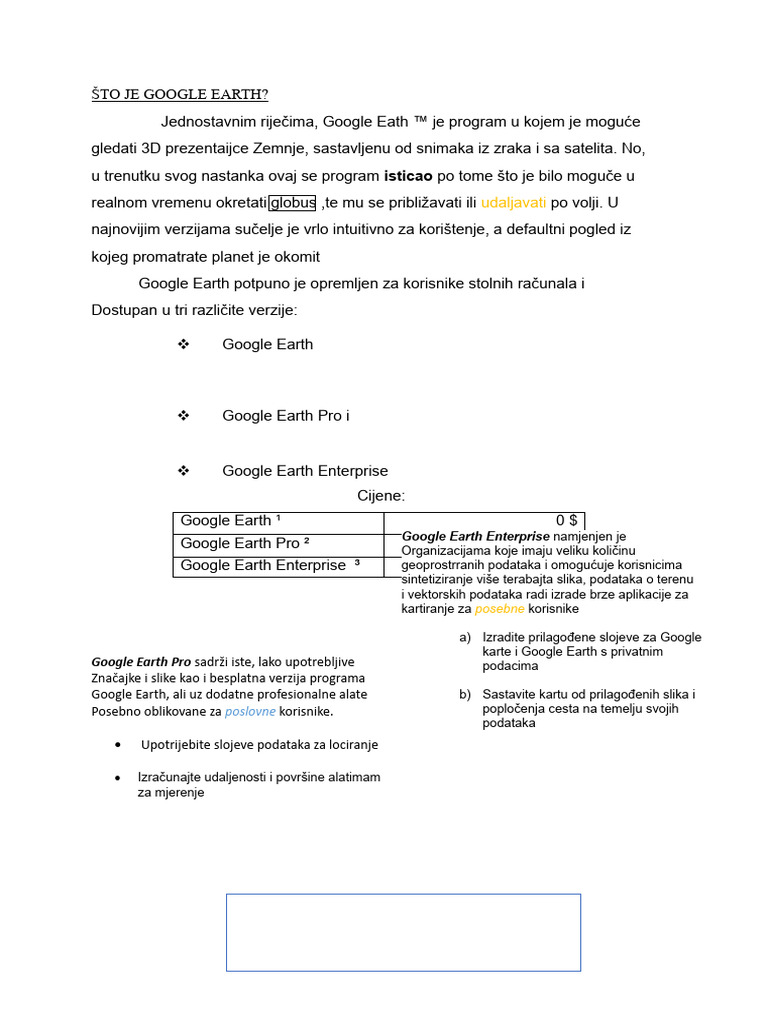 Sto Je Google Earth | PDF