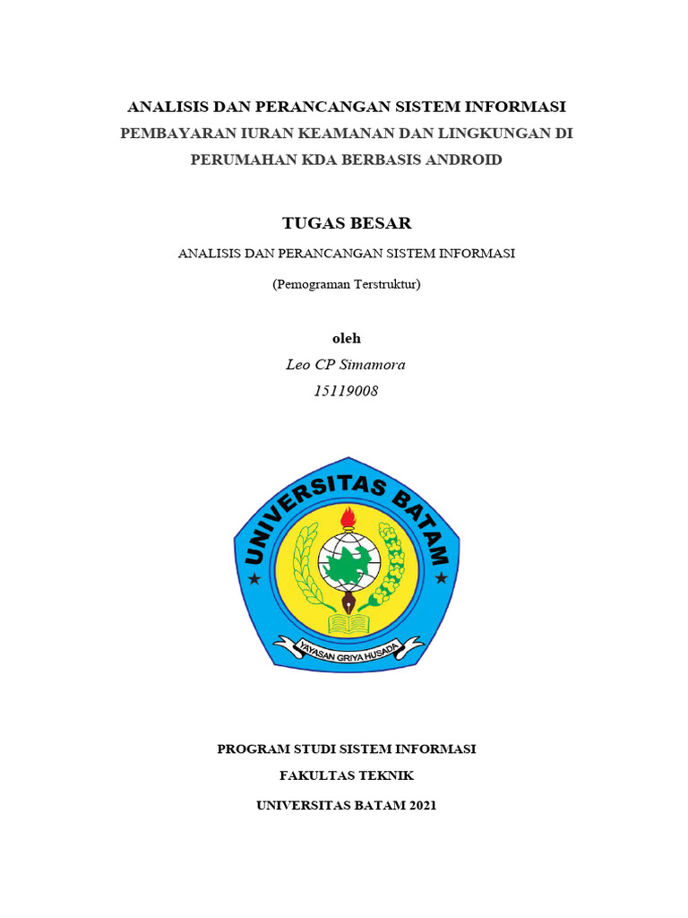 APSI 1 Pembayaran Iuran Lingkungan Leo | PDF