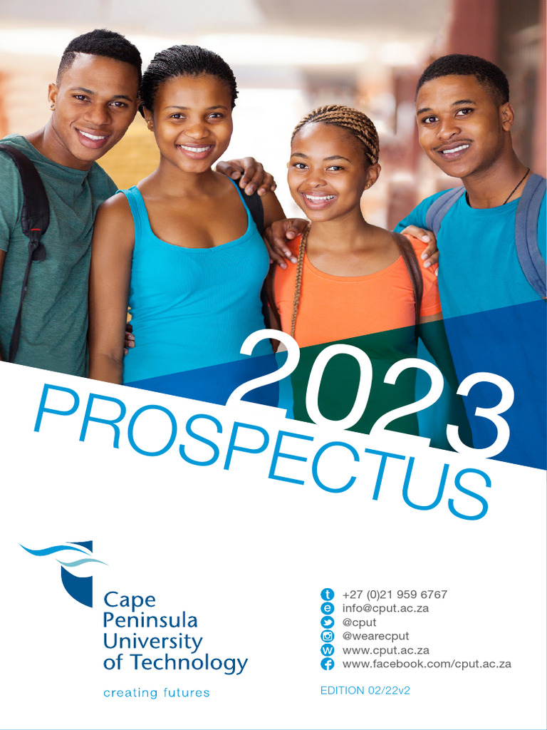 CPUT Prospectus 2023 | PDF