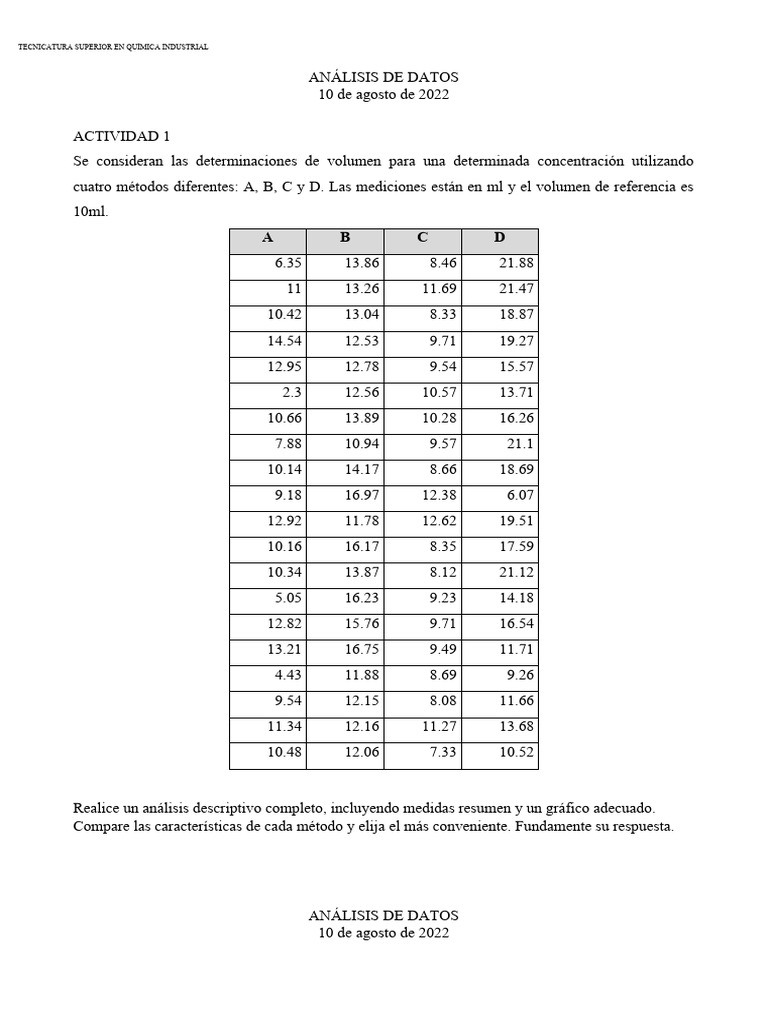 Trab Prac 2. Análisis de Datos | PDF