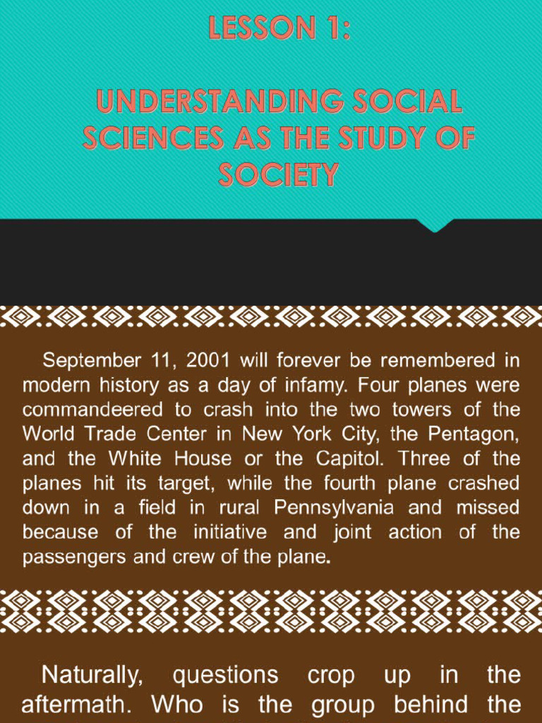 11 HUMSS Lesson 1 | PDF | Social Sciences | Science