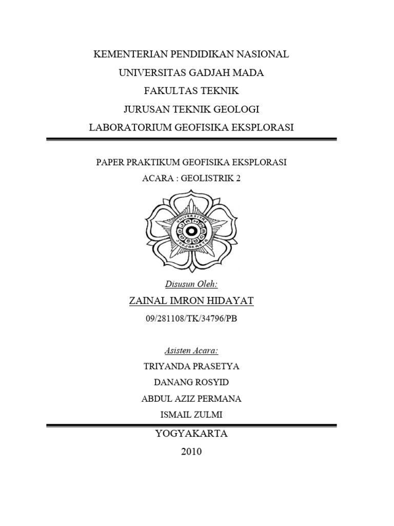 Laporan GeoListrik 2 | PDF