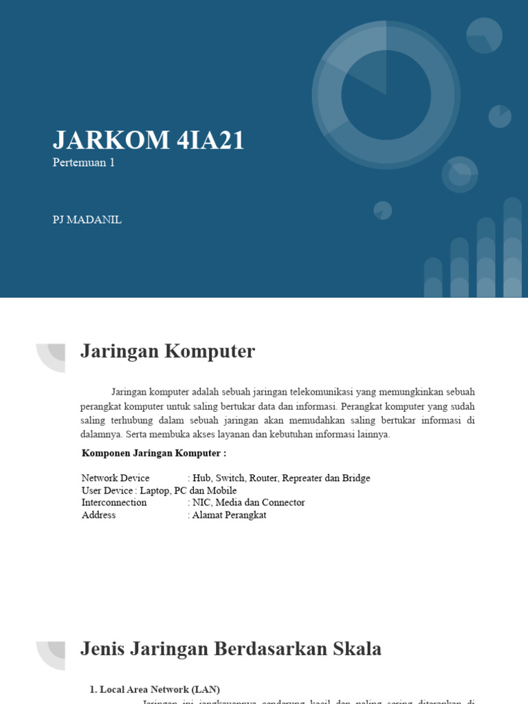 Pert 1 JARKOM | PDF