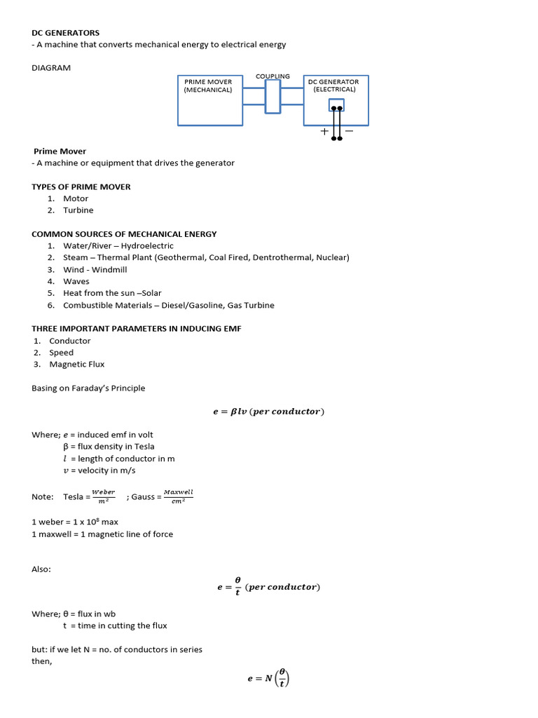 LEC - DC Machines | PDF