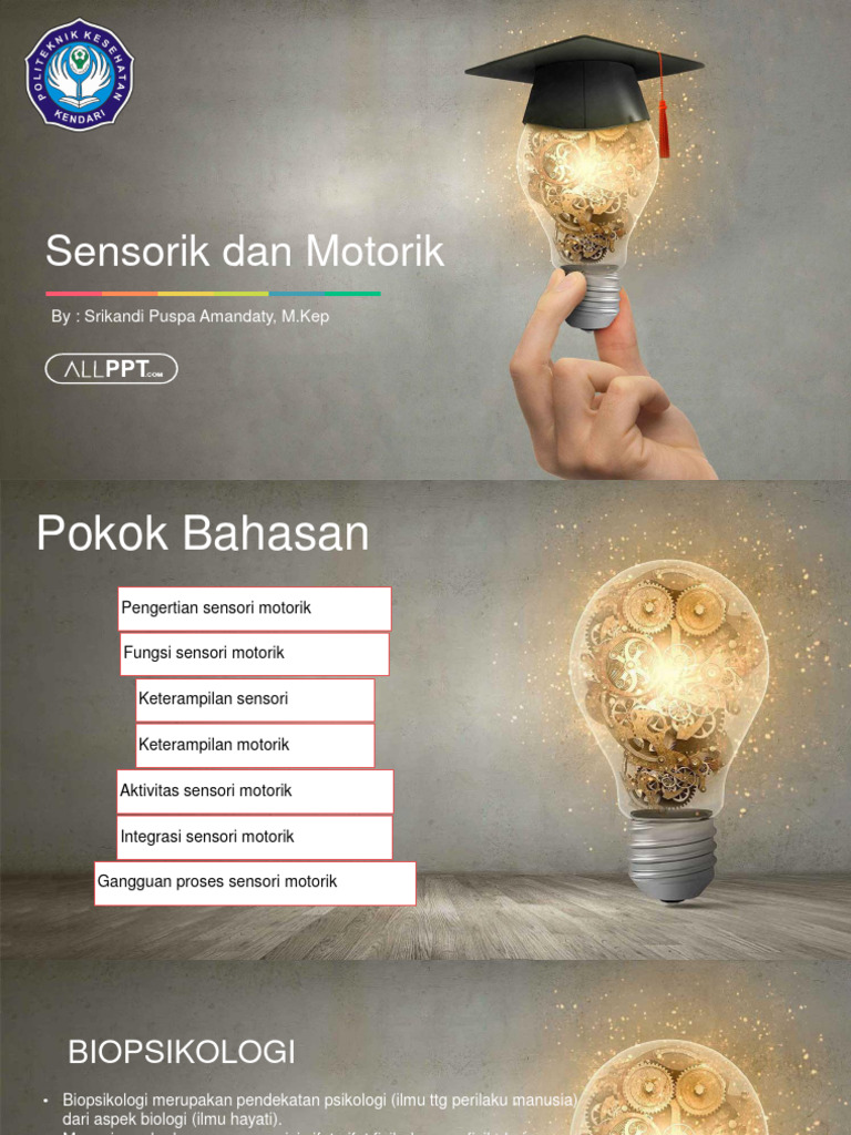 Sensorik Dan Motorik | PDF