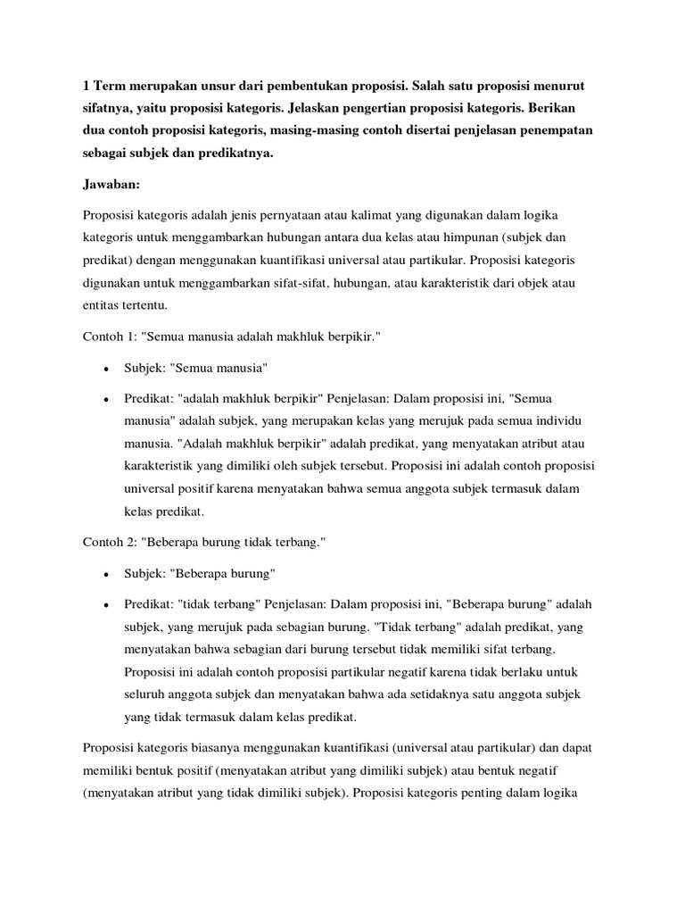 TMK 2 - Logika ISIP4211 | PDF