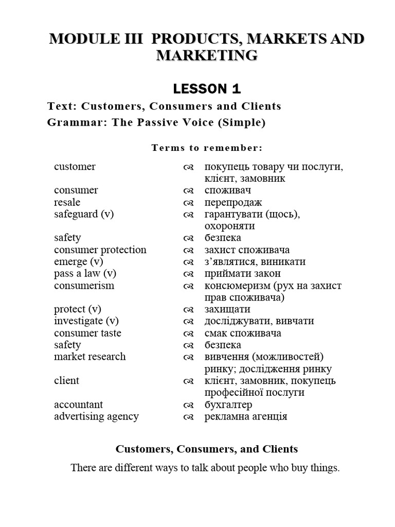 Module III Products | PDF | Market (Economics) | Goods