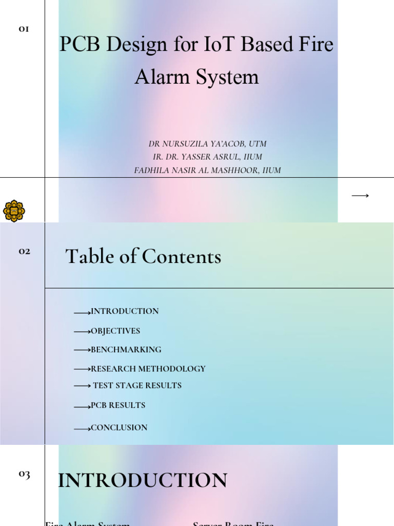 PCB Design For IoT Based Fire Alarm System | PDF | Printed Circuit ...