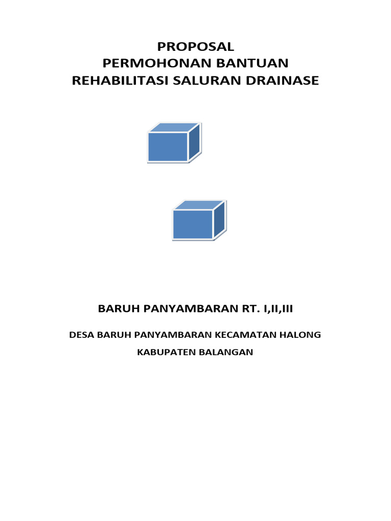 Proposal Drainase | PDF