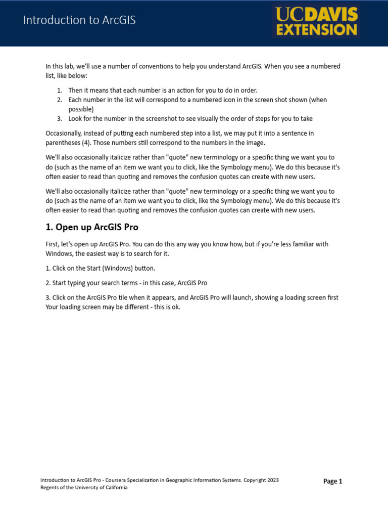 Introduction to ArcGIS Pro | PDF