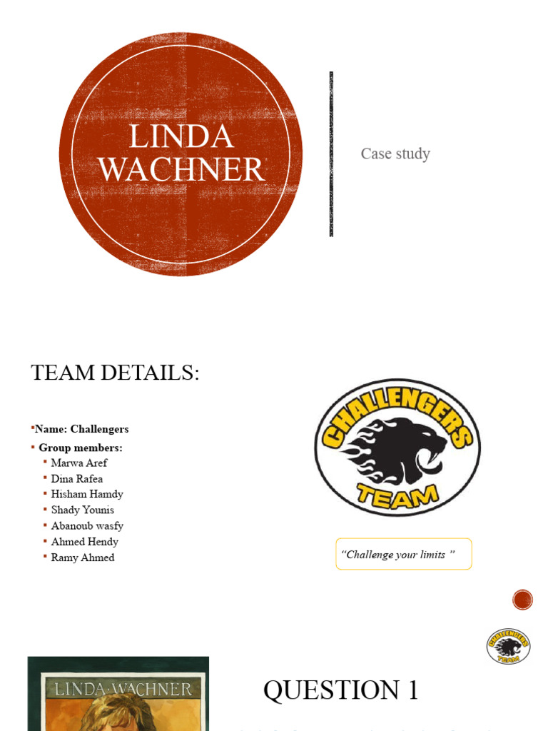 Challengers - Linda Wachner Case Study - Rev.05 | PDF