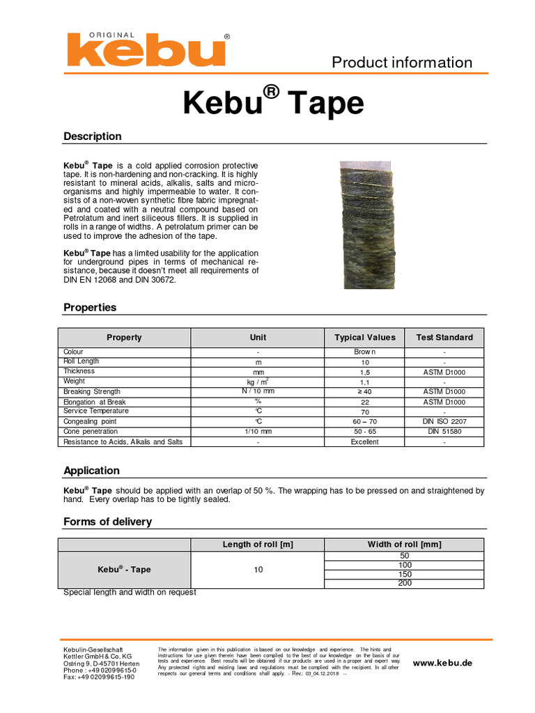 Kebu Tape | PDF