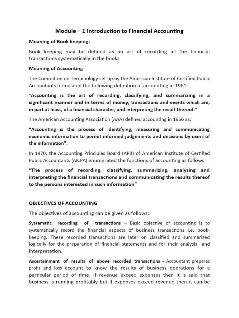 Meaning Objectives Functions | PDF