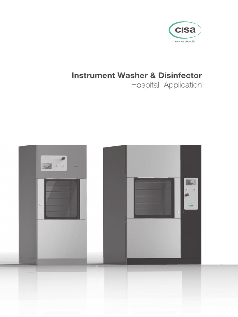 CISA Washer Disinfectors for Hospitals | PDF | Sterilization ...