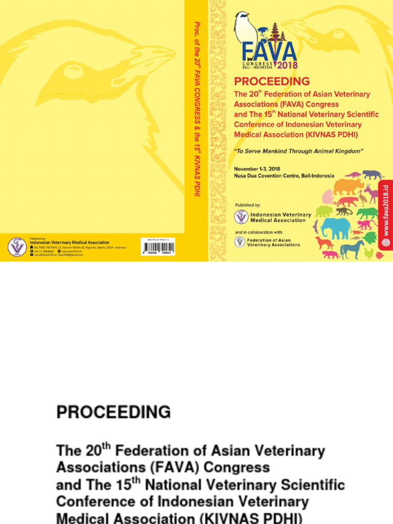 Prosiding FAVA 2018 | PDF