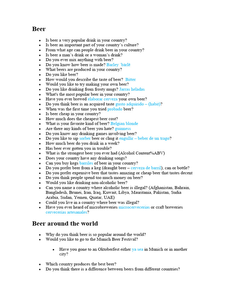 Beer | PDF | Beer | Drink