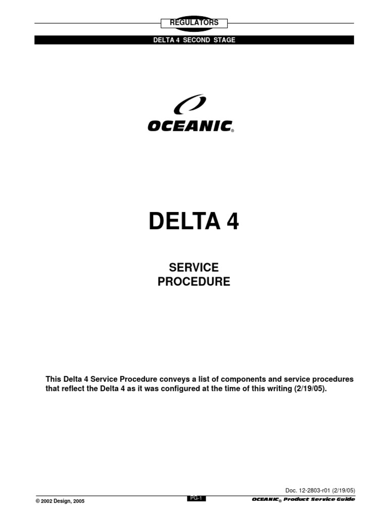 Oceanic Delta 4 | PDF | Manufactured Goods | Mechanical Engineering