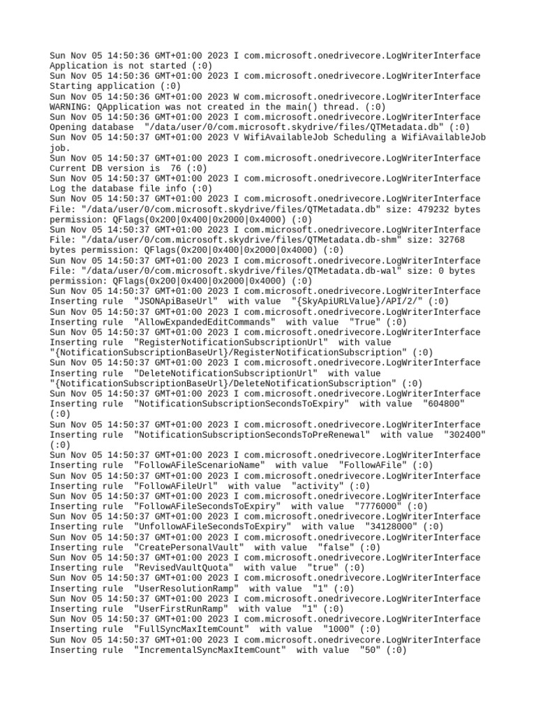Current Log | PDF | Databases | Data
