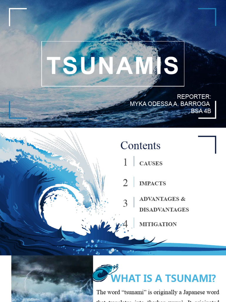 TSUNAMI | PDF | Tsunami | Earthquakes
